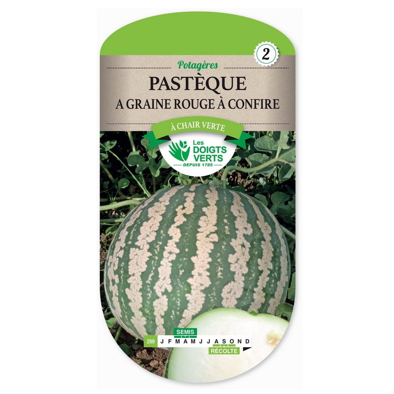 Graines - Pastèque A Graine Rouge A Confire - 5 gr - Les Doigts Verts ...
